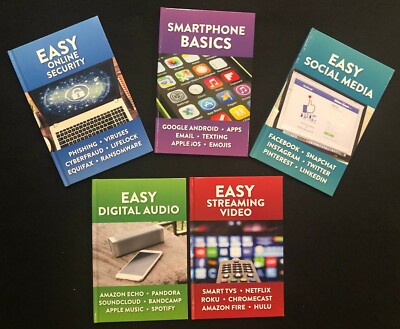 TECHNOLOGY BOOKS - Easy online security, social media, streaming, smart ...