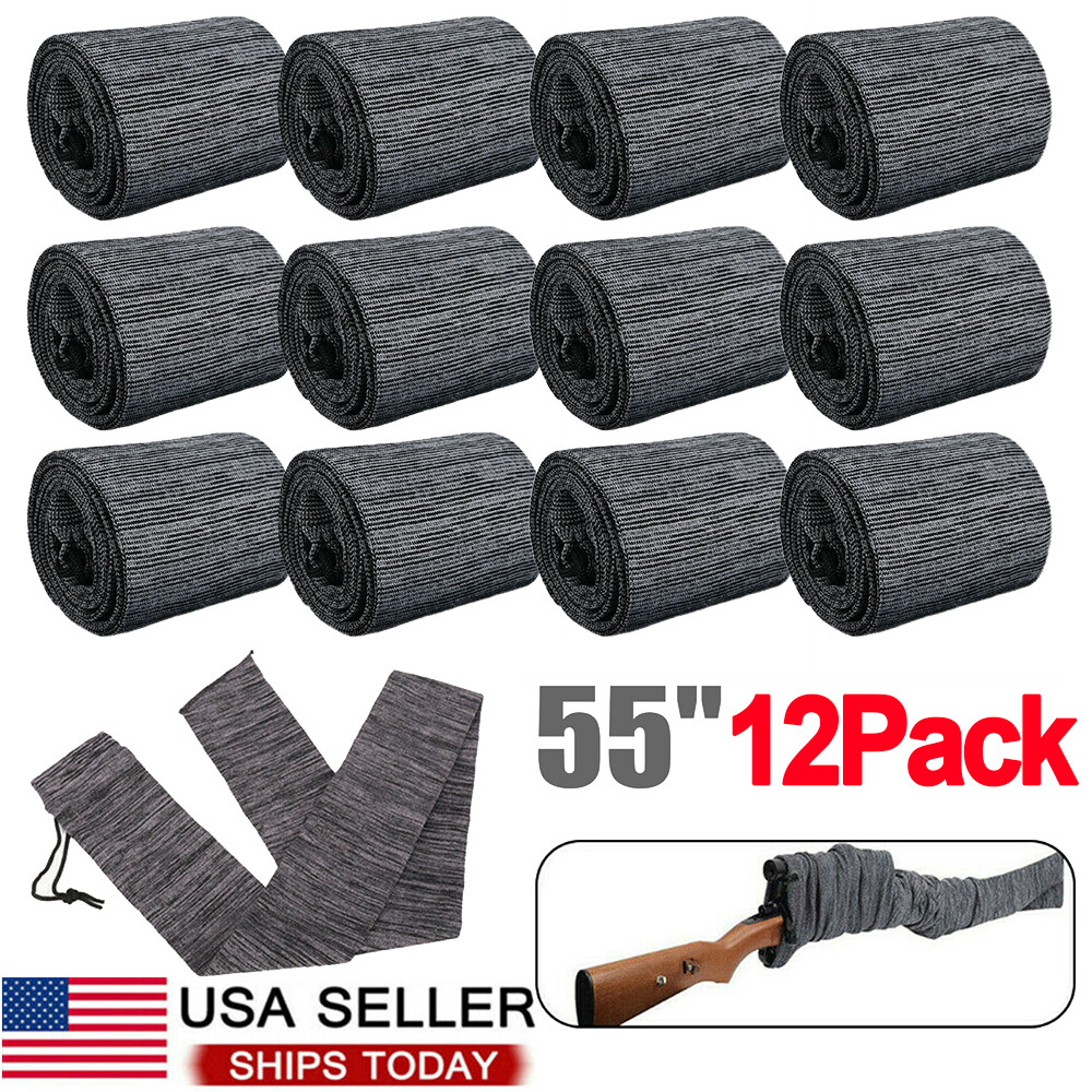 18Pcs Silicone Treated Cover Gun Sock Protection Storge Sleeve Up To 55 ...