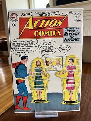 Action Comics #259 DC Comics 1959 Curt Swan Cover Art Red Kryptonite ...