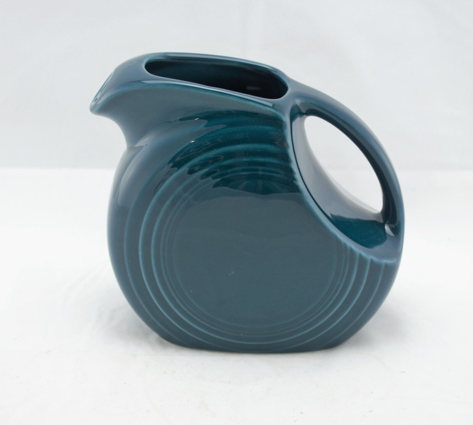 Fiesta Ware New SMALL DISK PITCHER HOMER LAUGHLIN Many Colors | eBay