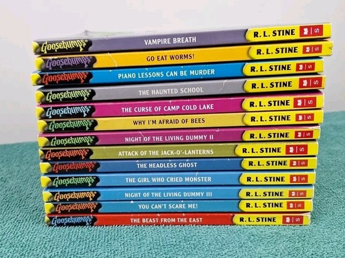 Lot of 13 vintage Goosebumps Books by R.L. STINE SCHOLASTIC | eBay