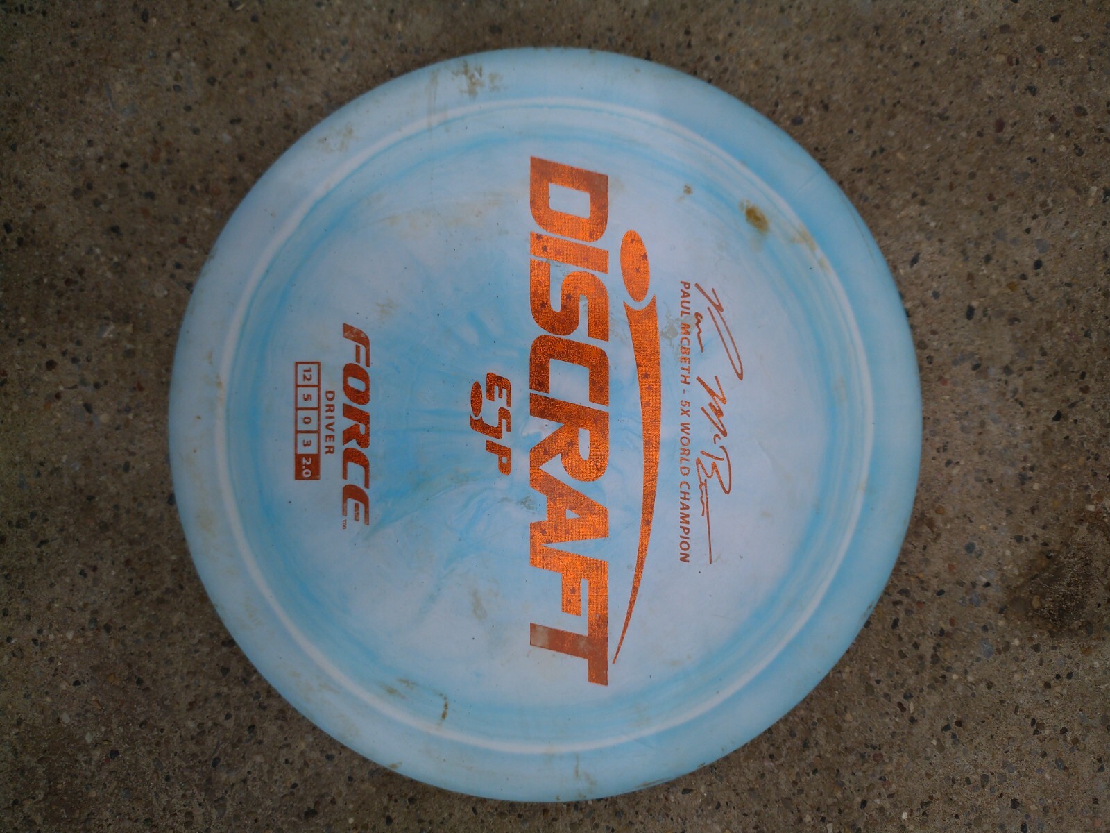 Paul Macbeth - 5× World Champion Discraft ESP Force Driver | eBay