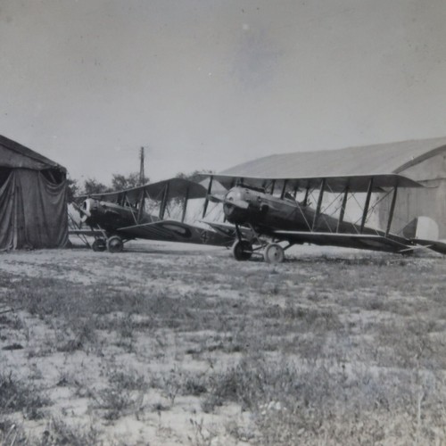 WWI U.S. Observation Biplane Airplane on West Front Stereoview Keystone ...
