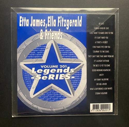 Etta James, Ella Fitzgerald - Legends Series CD+G Karaoke Brand New ...