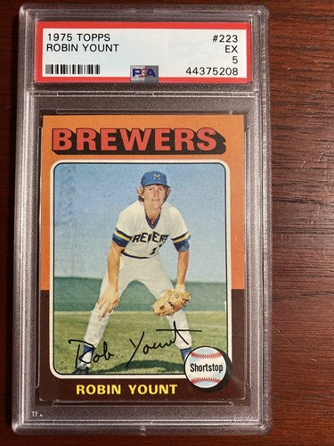 1975 Topps Robin Yount Rookie Card #223 PSA 5 | eBay