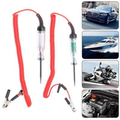 2X 6-24V Digital Electric Voltage Circuit Tester Automotive Test Light ...