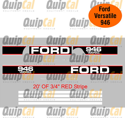 Ford Versatile 946 or 976 Tractor Decal Set. Decals for Versatile ...