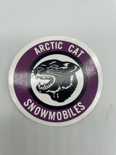 Arctic Cat Snowmobiles Decal / Sticker NOS Snowmobile Ski Sled 70s 80s ...