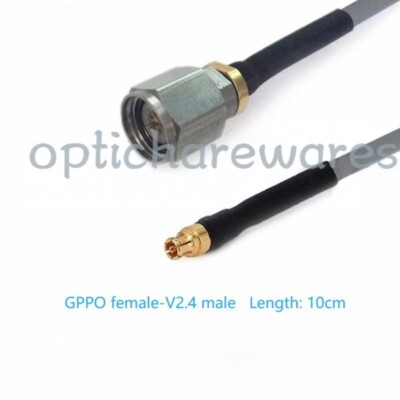 2pcs GPPO Female-V2.4 Male RF Connector 3.9''/10cm 40G Optical ...