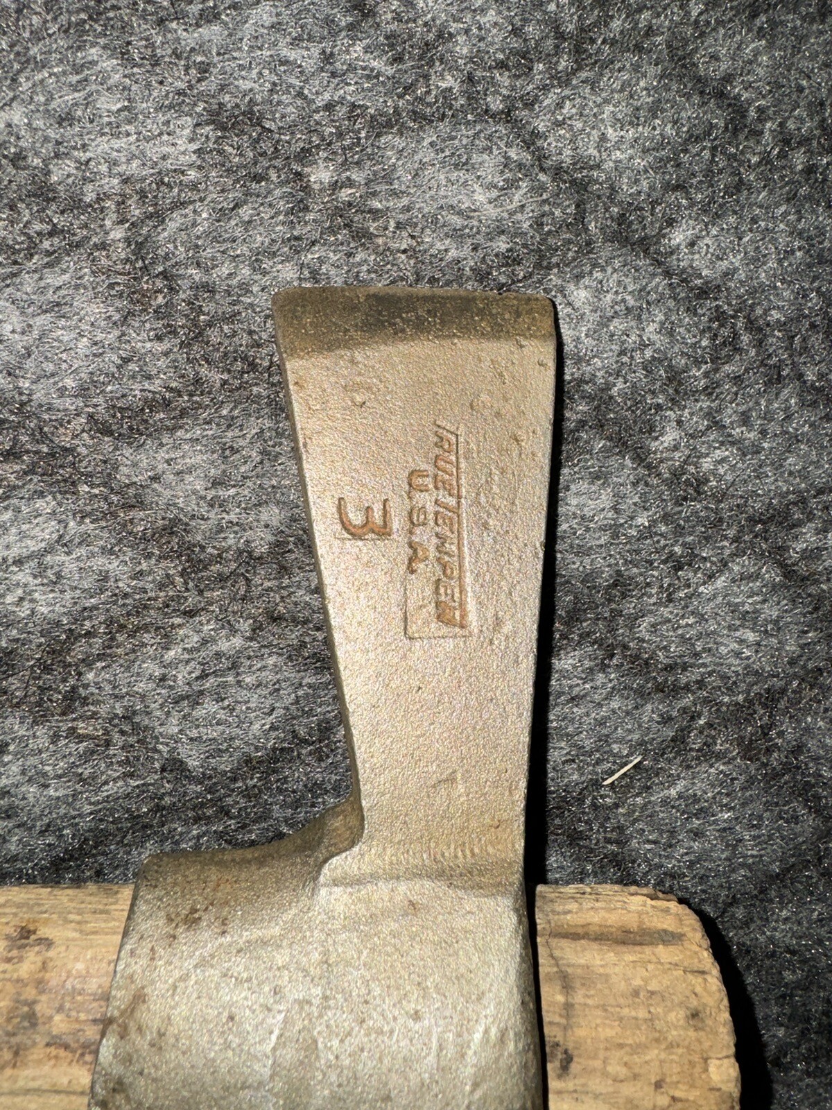 VTG TRUE TEMPER 3 Lb 2oz GRUB HOE HEAD GARDEN MINING TOOL PICK AXE ...