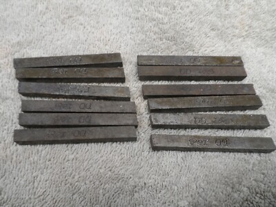 Machinist Tools: Lot of 12 REX AA HSS 1/4" Lathe Tool Bits, New Old ...