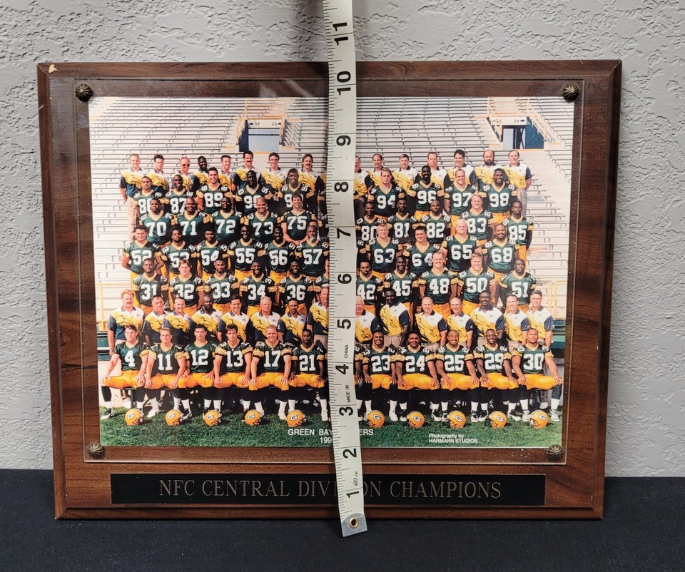 NFL Green Bay Packers 1995 NFC Central Division Champions Plaque ...