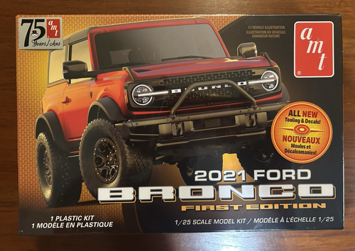 AMT 2021 Ford Bronco 1/25 Scale Model Kit - First Edition, New in Box ...