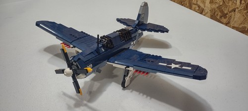 Brickmania SB2C Helldiver WWII Carrier Based Dive Bomber Airplane Lego ...