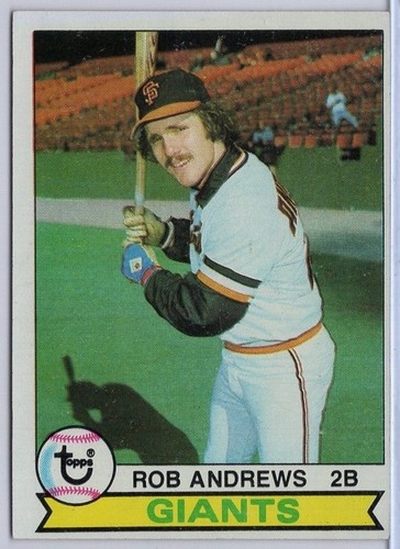 1979 Topps #34 Rob Andrews in EX Condition Giants | eBay