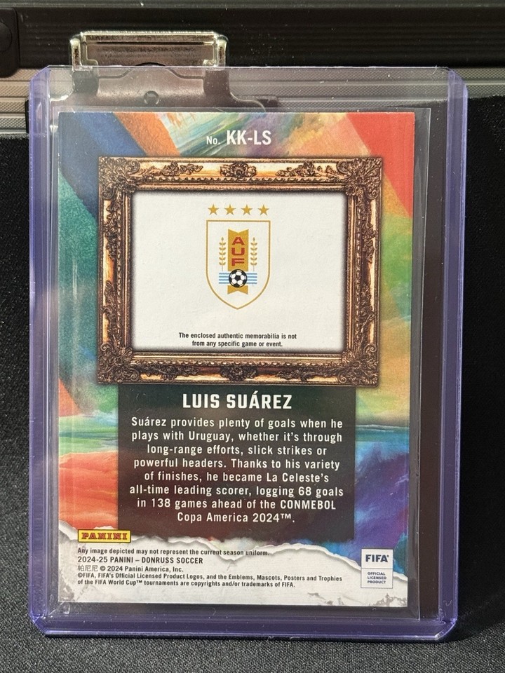 2024-25 Panini Donruss LUIS SUAREZ Patch Kit Kings SP Uruguay #KK-LS | eBay