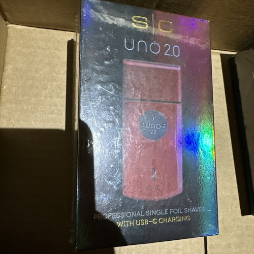 StyleCraft Uno 2.0 Rechargeable Men's Facial Shaver - Red (SC803R) New ...