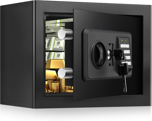 Small Fireproof Safe Box for Home Use, 0.6 Cu Ft Security Safe and ...