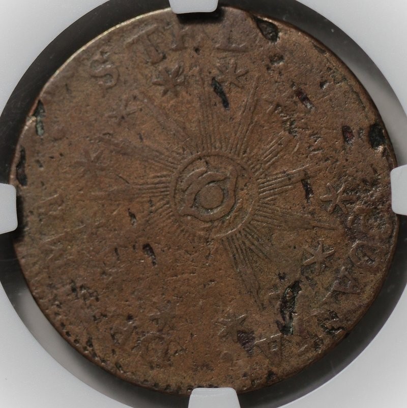 1786 Vermont Landscape, VERMONTENSIUM, RR-6, PGCS - VF Details ...