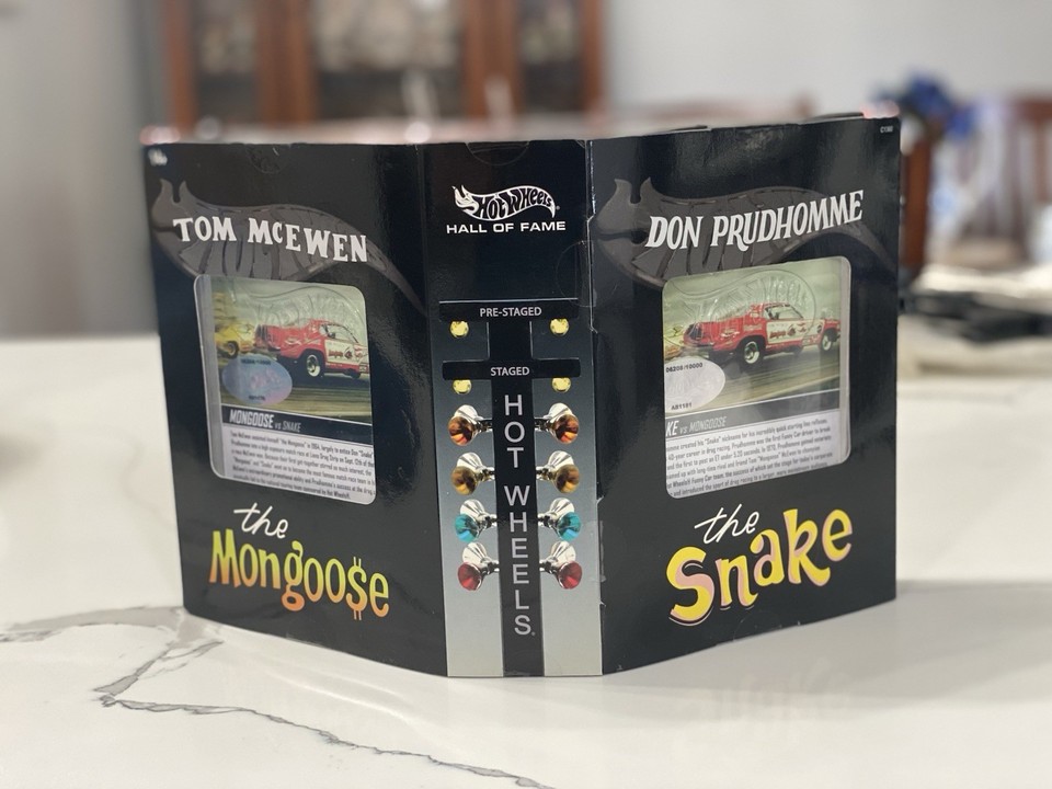 Hot Wheels RLC Exclusive 2003 Hall of Fame Snake vs. Mongoose Set ...