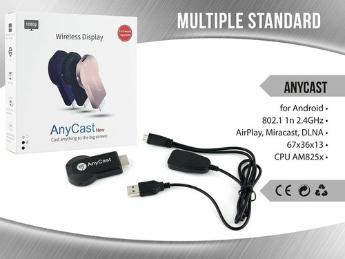 Chromecast Anycast TV Miracast HDMI Dongle Moyenne Vidéo Streamer Air Wifi Mar | eBay
