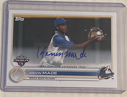 2022 Topps Pro Debut Kevin Made auto Nationals! | eBay