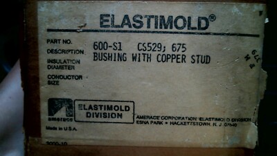 ELASTIMOLD 600-S1 CS529, 675 BUSHING WITH COPPER STUD -FREE SHIPPING | eBay