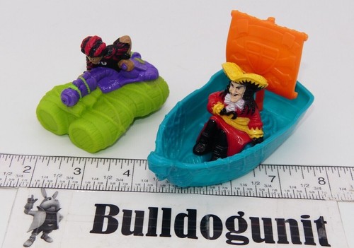 Lot 2 1991 Hook Peter Pan Captain Rufio Figure Mcdonalds Happy Toy | eBay