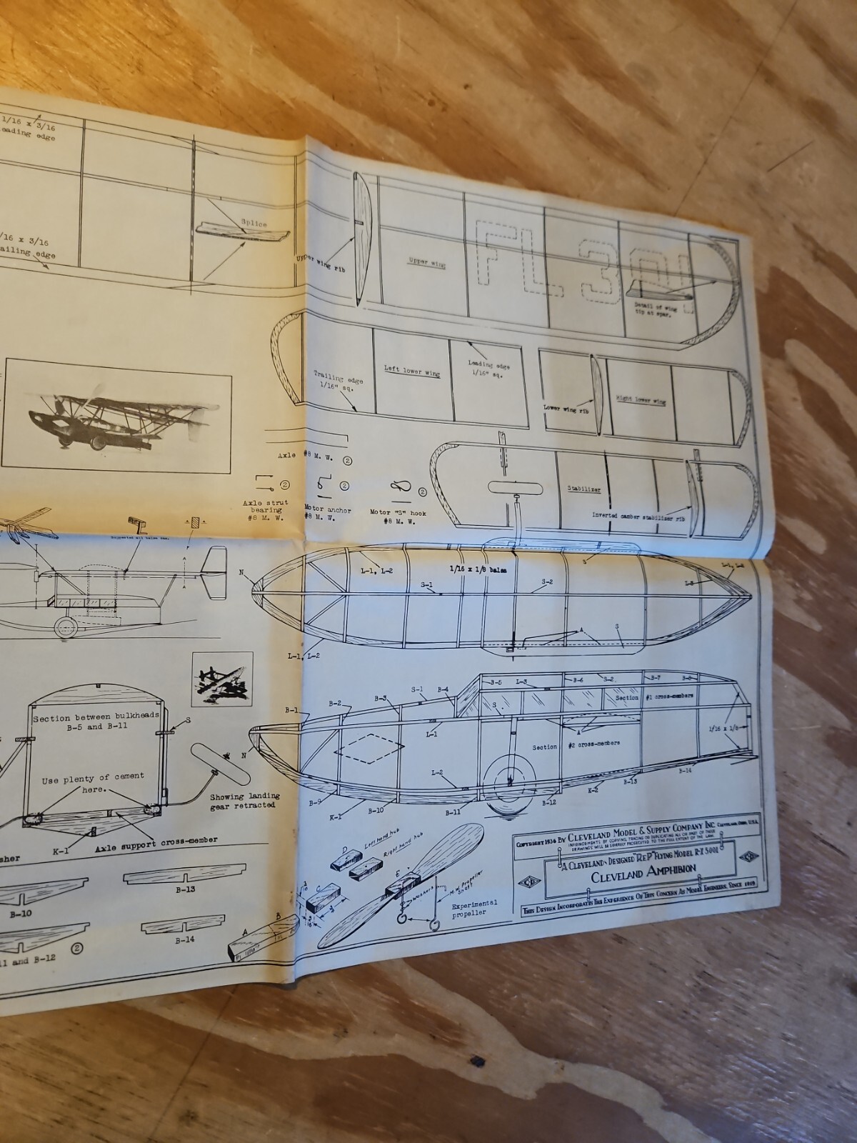 Lot Of 14 Vintage Comet, Cleveland, Berkeley Model Airplane Plans, 3 ...