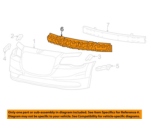 CHRYSLER OEM 15-23 300 Front Bumper Bumper Components-Lower Grille ...