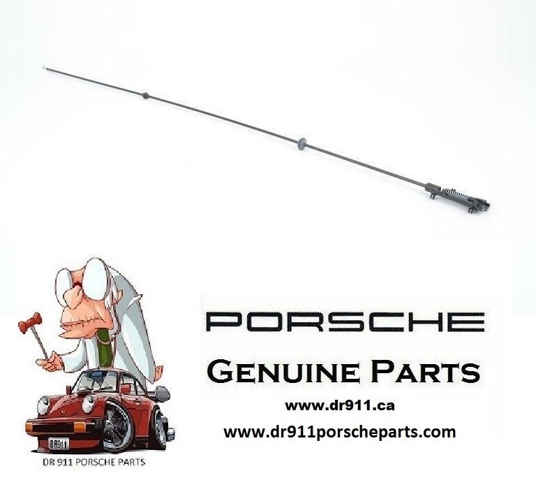 Genuine Porsche Hood Latch Lock Release Cable Cayenne OEM 95551153501 ...
