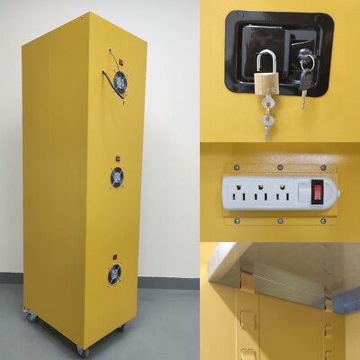 1 PC 110V Fireproof and Explosion-proof Battery Safety Storage Cabinet ...