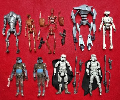 Star Wars Stormtrooper and Droids lot of 9 - Legacy, 30th, Vintage ...