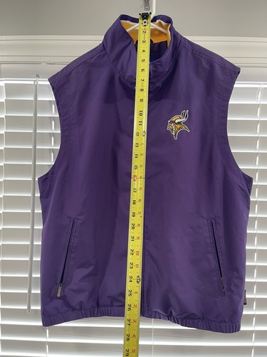 Reebok Minnesota Viking vest waterproof and lightweight -Large | eBay
