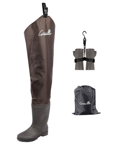 Hip Waders for Men Women with Boots Waterproof,2-Ply Bootfoot Hip ...