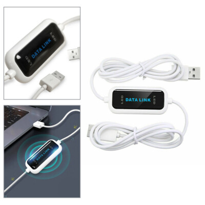 USB Data Transfer Link Bridge Cable PC to PC Online For PC XP Win10 ...