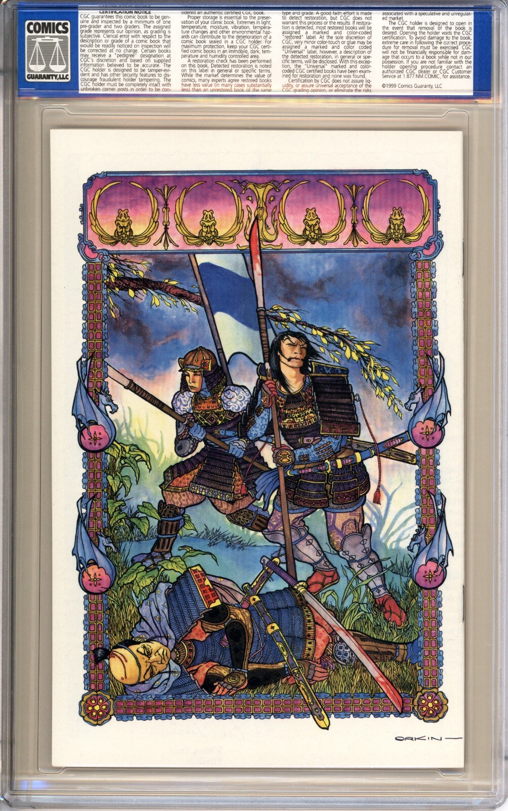 Shi The Way of the Warrior #1 CGC 9.8 NM/MT white pages Crusade comic ...