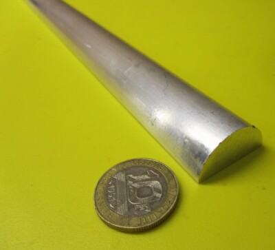 Aluminum Half Round Rod 1.00" Dia, x 6 Foot Length | eBay