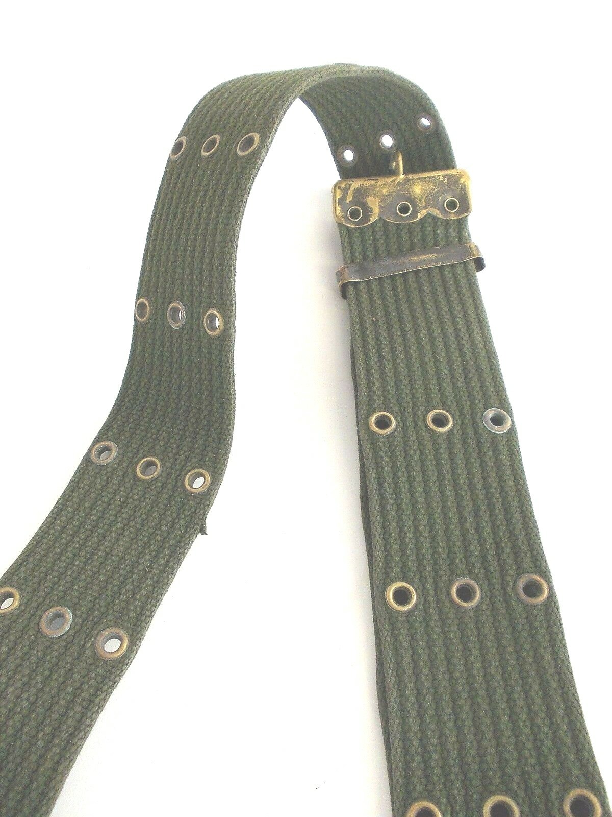 Military WEBBING BELT 58 PATTERN Pistol Type Genuine Issue Adjustable ...