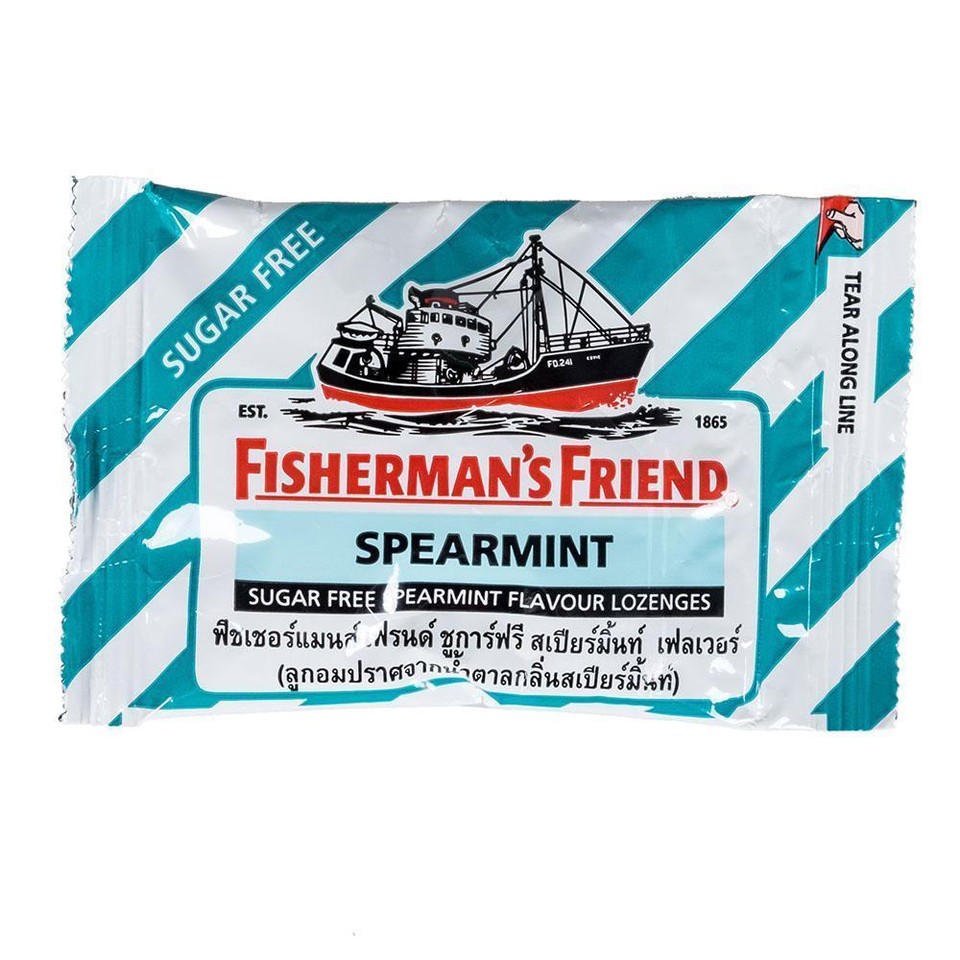 12 packs Fisherman s Friend Spearmint Flavour Lozenges Sugar Free Candy ...