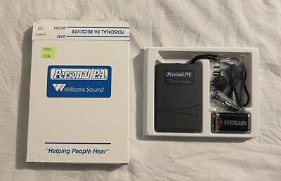 WILLIAMS SOUND Personal P.A Fm Receiver R7 w/Earbud Tested Working In ...