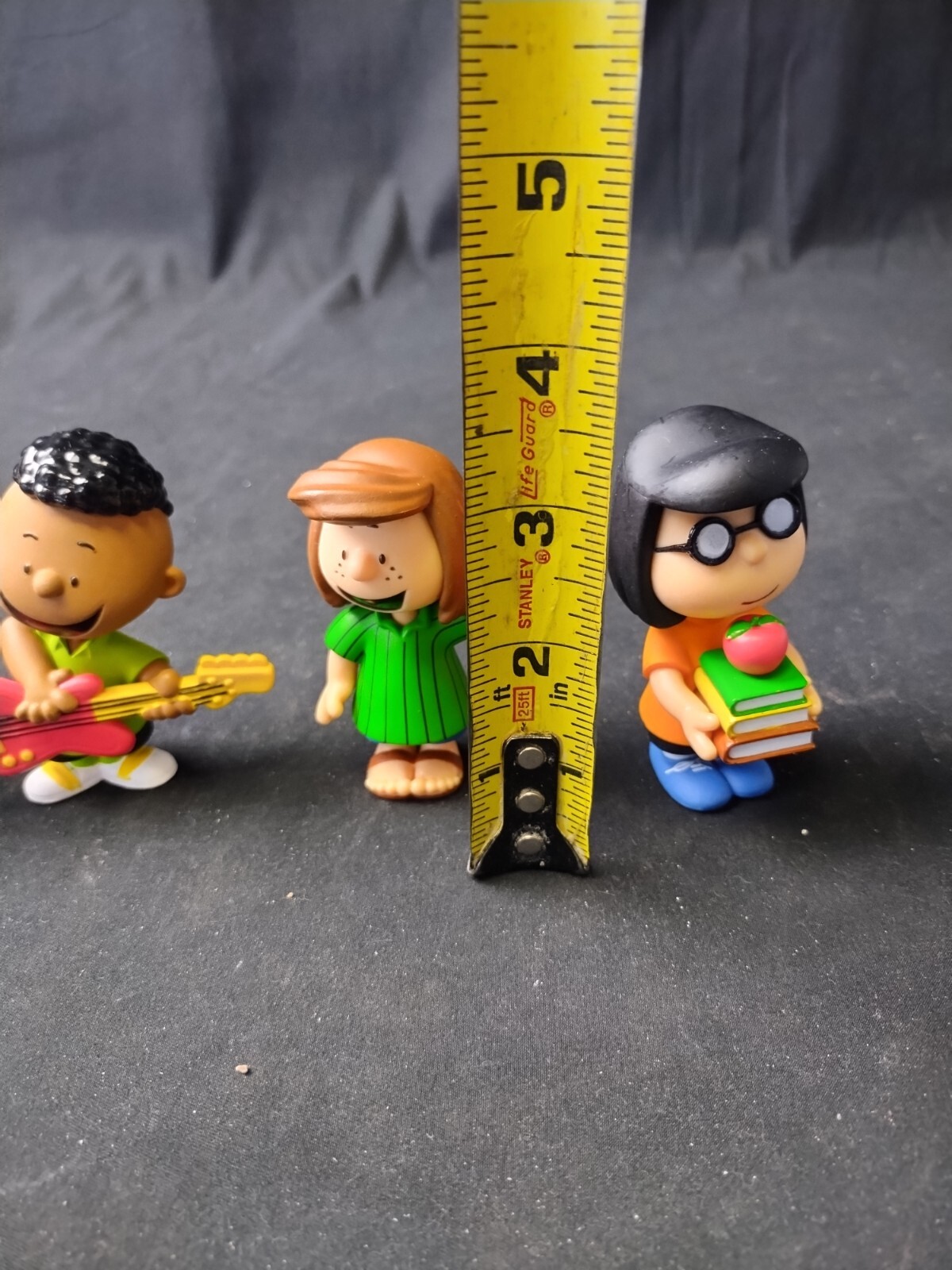 Lot of 4 Peanuts 3" Figures Just Play Pig Pen Marcy Pep Patty Franklin ...