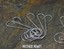 10 Decorative Silver S Swirl Wire Christmas Tree Ornament Hooks or ...