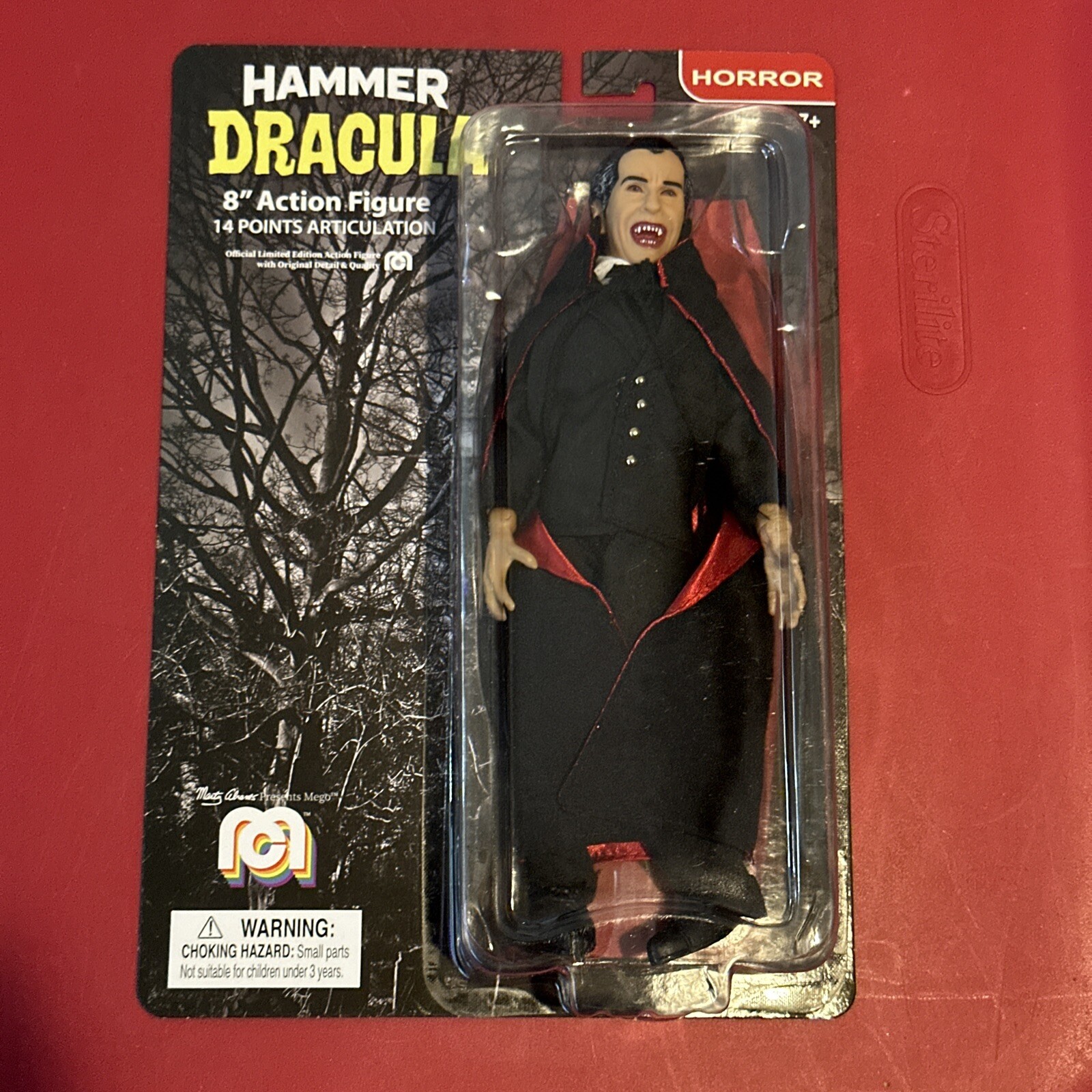 MEGO 8 inch 14 Point Hammer Dracula Action Figure Horror Vampire Doll ...