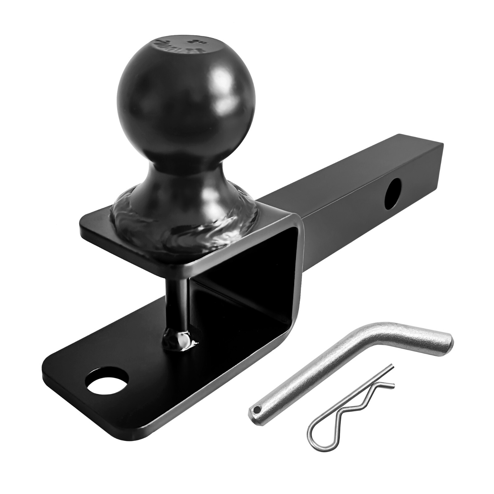 1-1/4" Solid Shank 3 in 1 ATV UTV Multi Hitch Mount with 2 inch Ball ...
