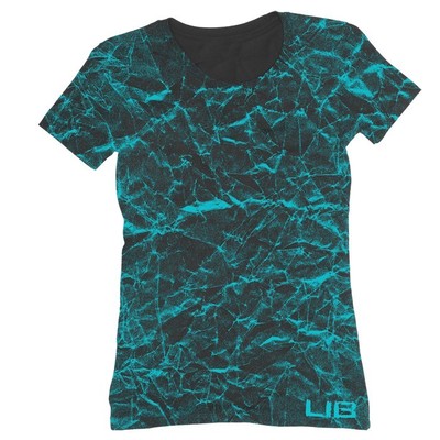 LIB TECH surf skateboard snowboard ski CRUSH T-SHIRT womens X-LARGE ...