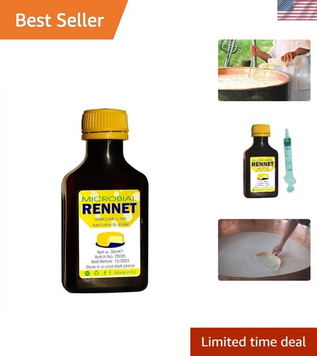 Microbial Liquid Coagulant - 30ml, Add 2ml per Gallon of Milk | eBay