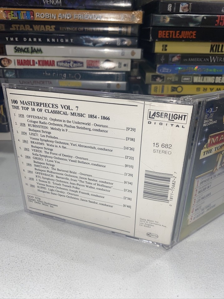 The Top 10 of Classical Music, 1854-1866 (CD, Mar-1991, Laserlight ...