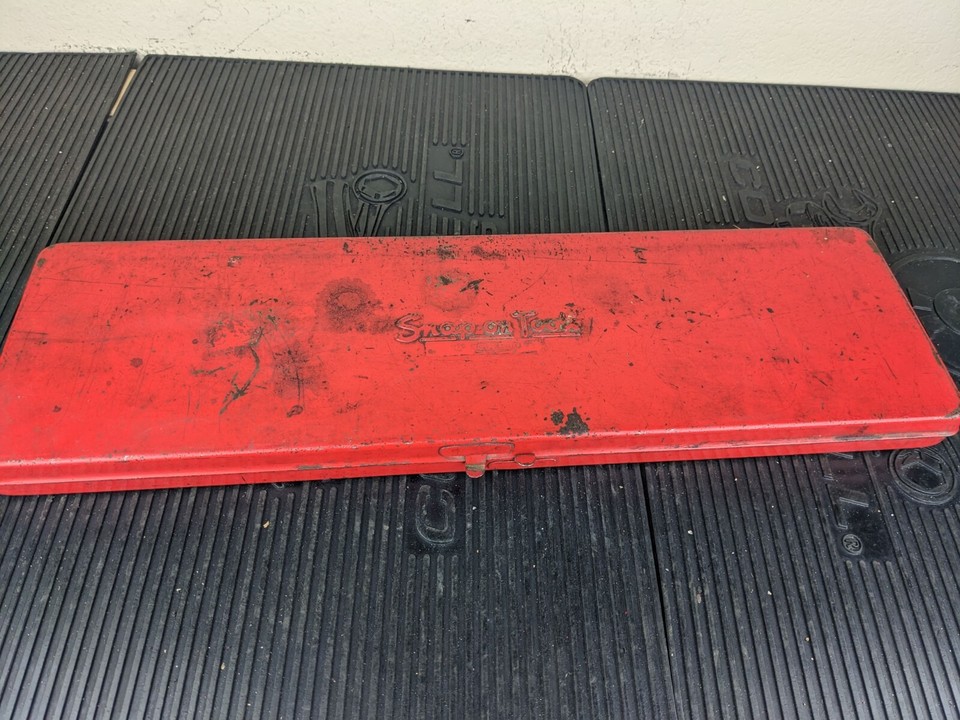 #bf246 Snap-On Tools Metal Toolbox Storage Carry Case Red KRA-282 | eBay