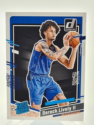 Derek Lively II 2023-24 Panini Donruss Rated Rookie #233 Dallas ...